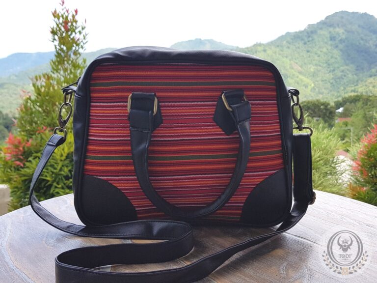 Toraja Weaving Sling Bag (Red Paramba' Color) | Todi Shop Product